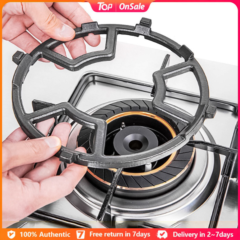 Kitchen Gas Stove Anti Slip Bracket Universal Cast Iron Pot Bracket ...