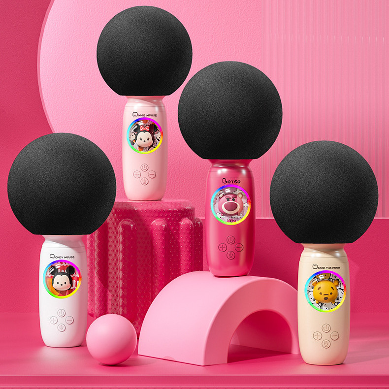 Disney TD9 Bluetooth 5.3 Wireless Microphone Kids Singing Microphone ...