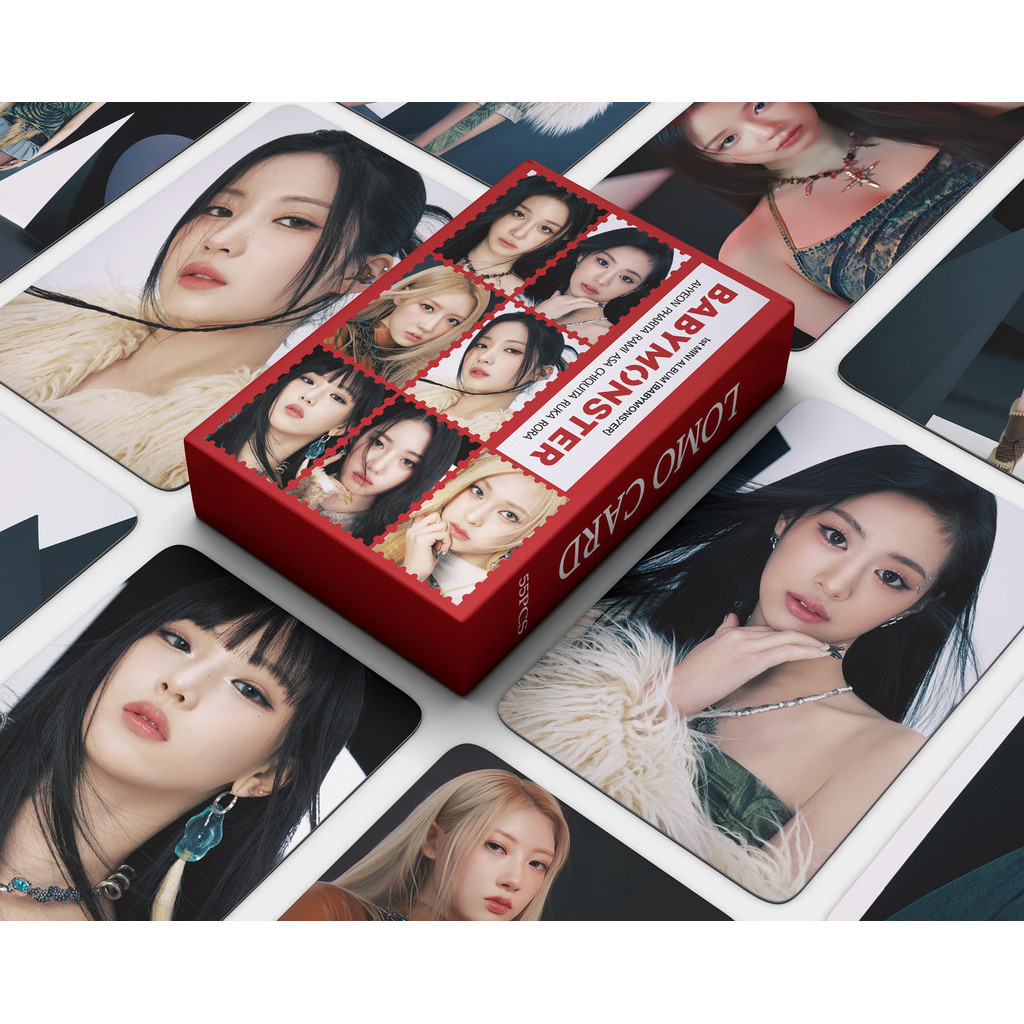 BABY MONSTER Album SHEESH Photocard BABYMONSTER HARAM Stuck in The Middle Lomo Card 55pcs/box ...