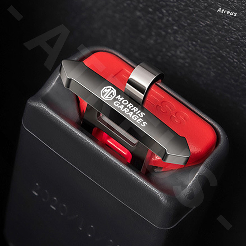 MG Car Seat Belt Buckle Insert Hook Sound Eliminate Car Safety Belt ...