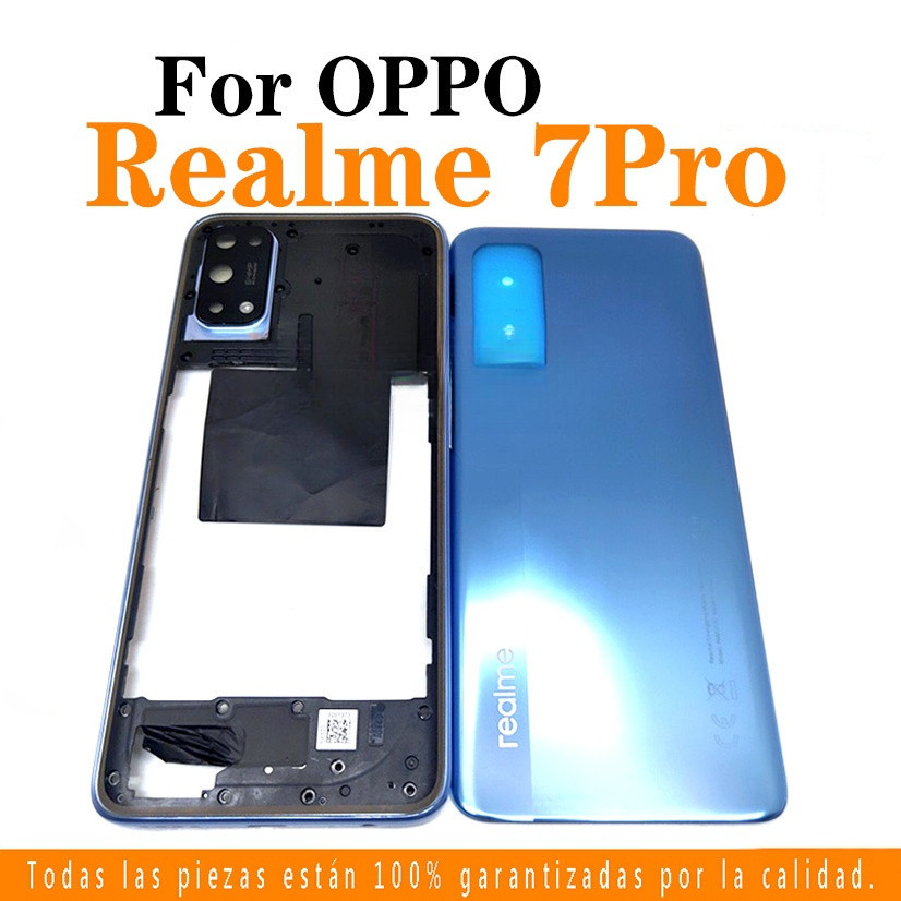 New For OPPO Realme 7 Pro RMX2170 Full Housing Bezel Back Battery Cover ...