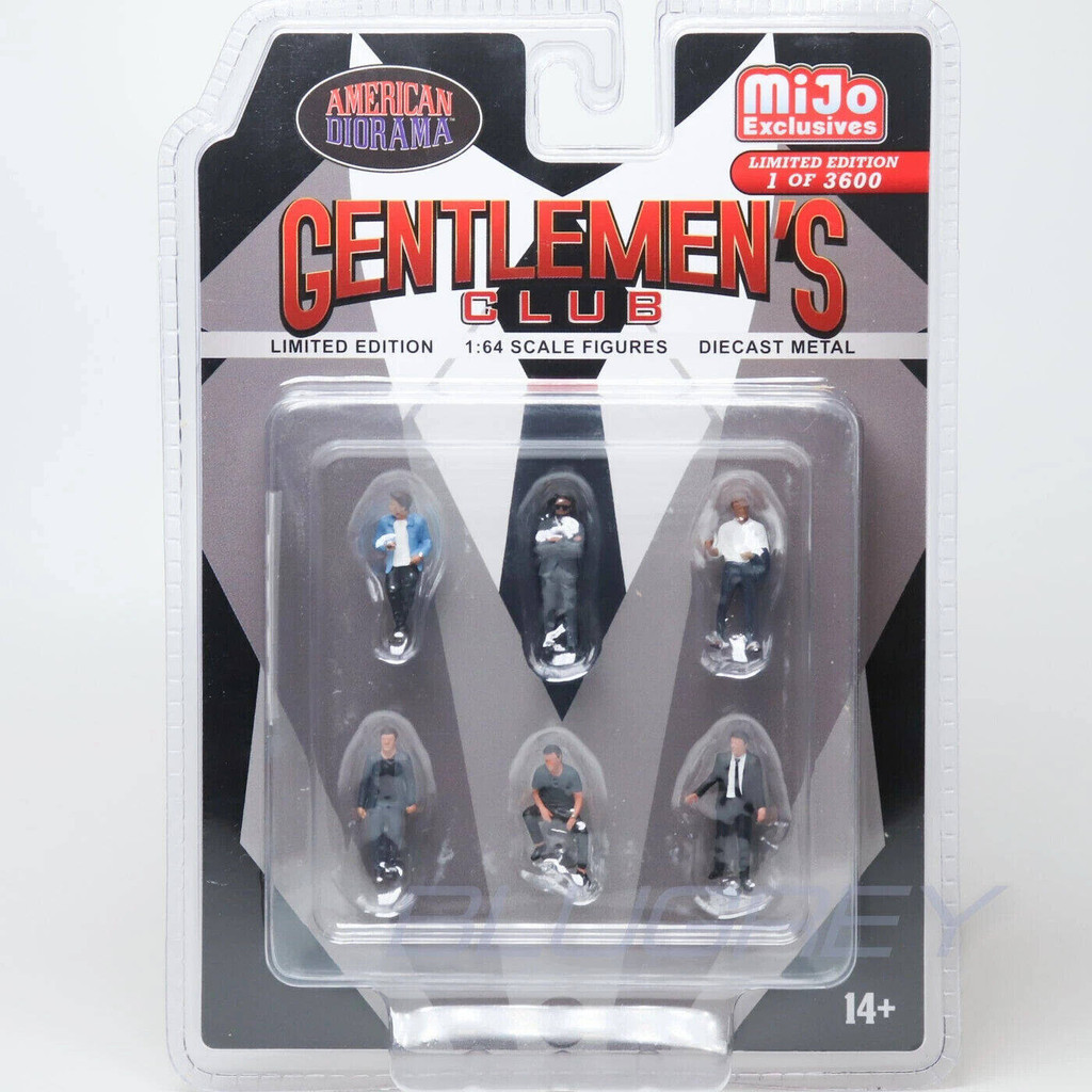 American Diorama 1/64 Figures miJo Exclusives Gentlemen's Club limited ...