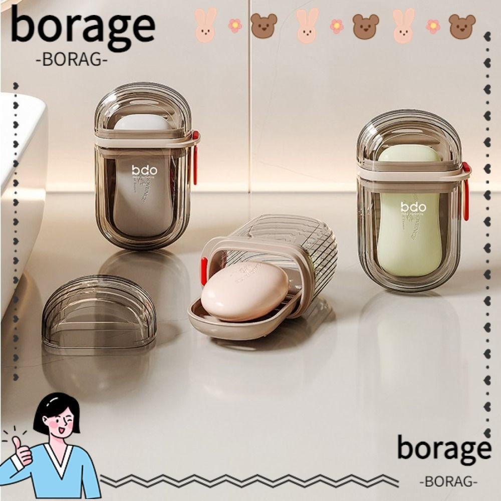 BORAG Soap Rack, Plastic Portable Travel Soap Dish, Waterproof Travel ...