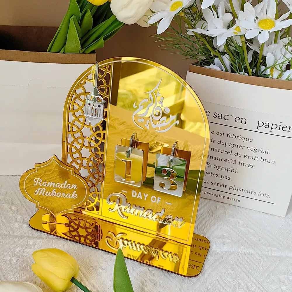 Ramadan Calendar Table Decor Hari Raya Decorations 2025 Eid Countdown ...