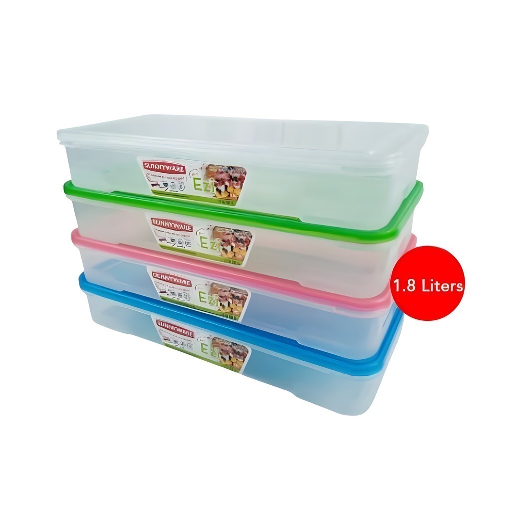 Edepot SINGLE & BUY 1 TAKE 1 1.8L Rectangular Food Keeper /Microwavable ...