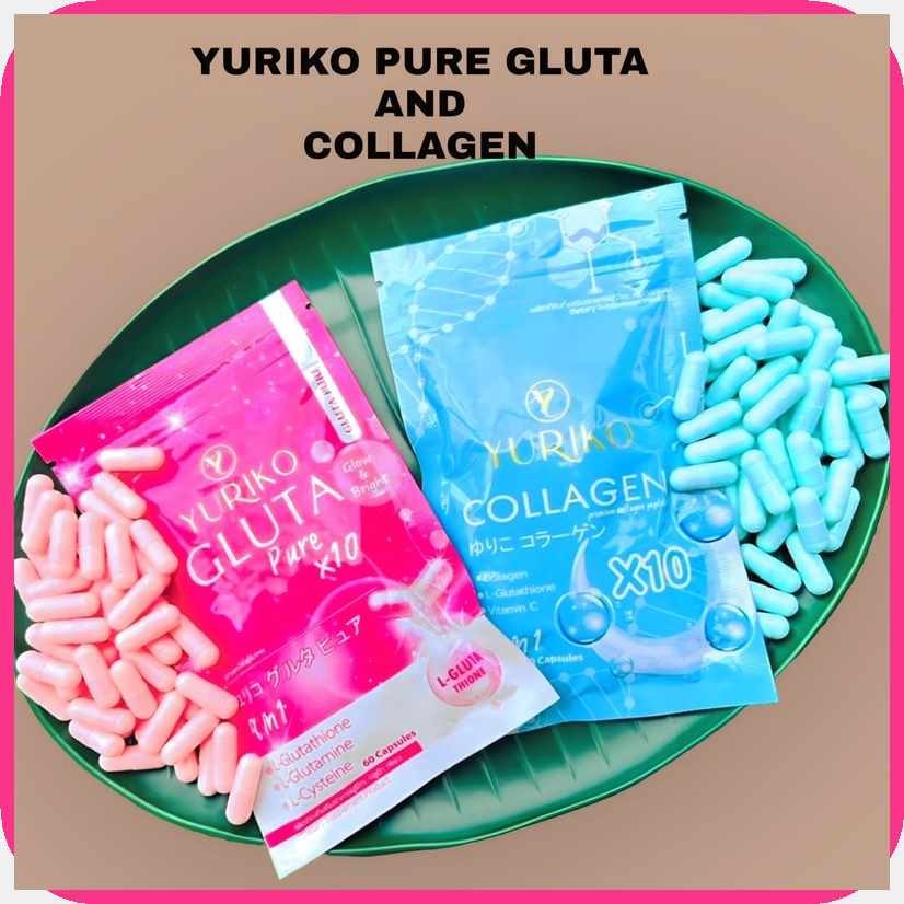 YURIKO}nZ?WHITENING%Y#SUPPLEMENTS)r}GLUTA>h}AND>l}COLLAGEN | Shopee ...