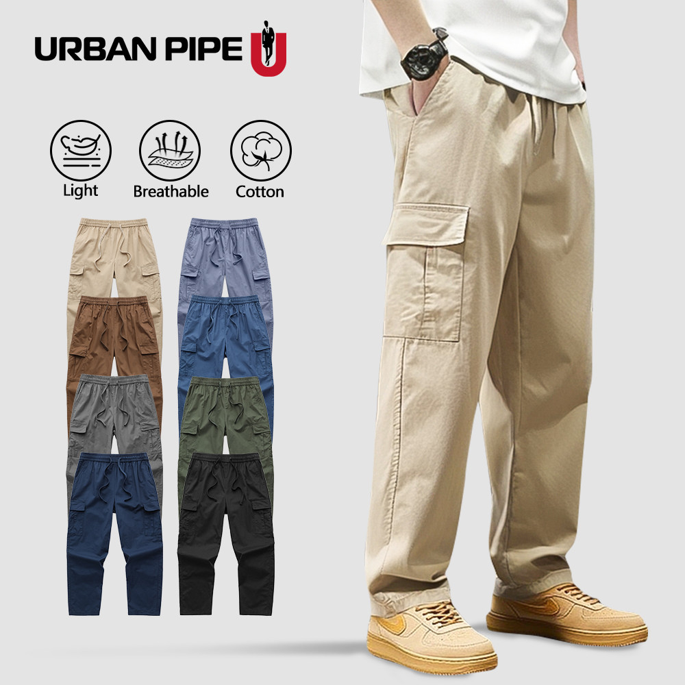 URBAN PIPE Fashionable Cargo Pants For Men 6 Pocket Drawstring Pant ...