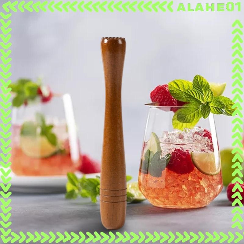[Alahe] Wood Muddler Wooden Muddler for Cocktails Fruit Smasher Wood ...
