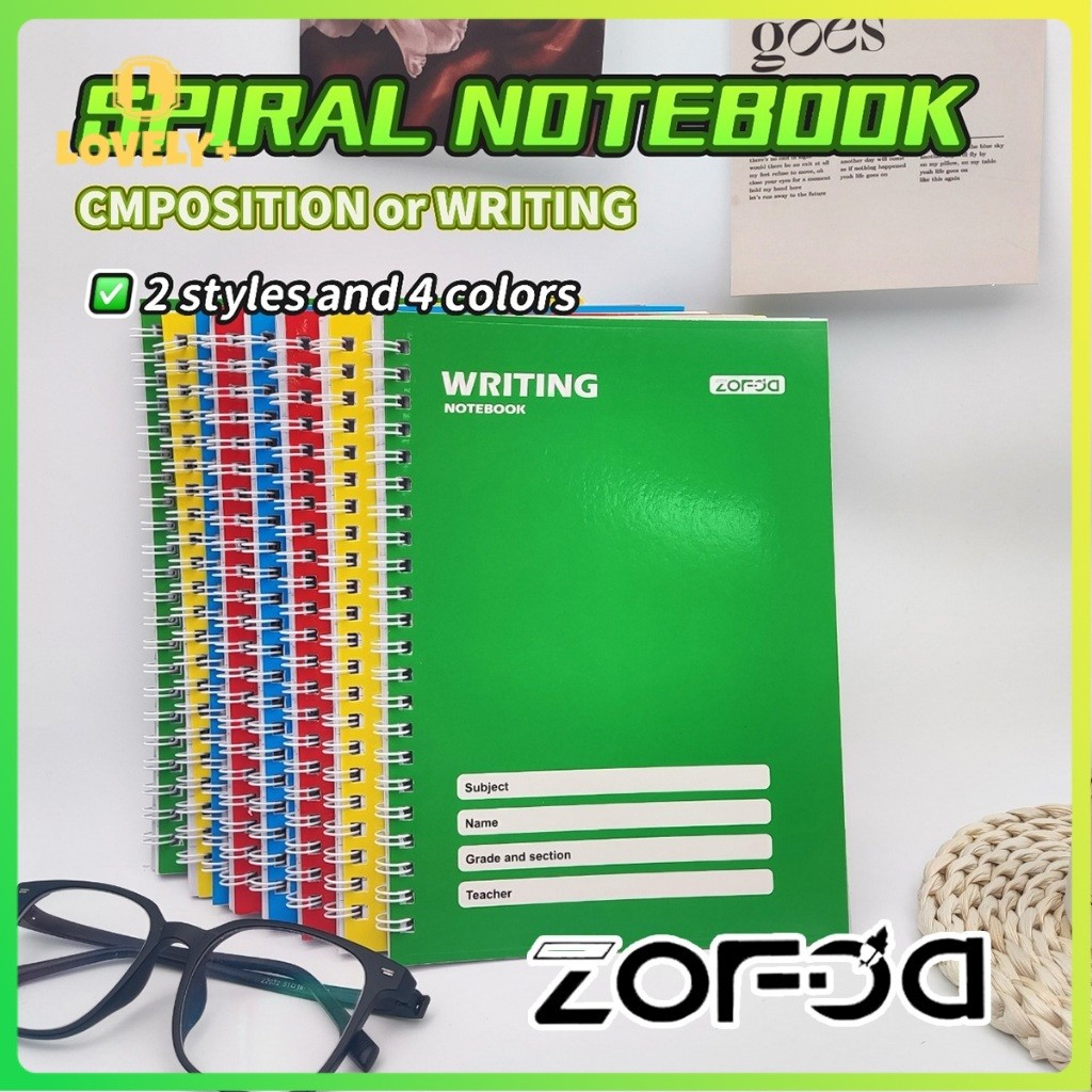 80 Sheets Spiral Spring Notebook For School 10Pcs/Bag Writing Notebook ...