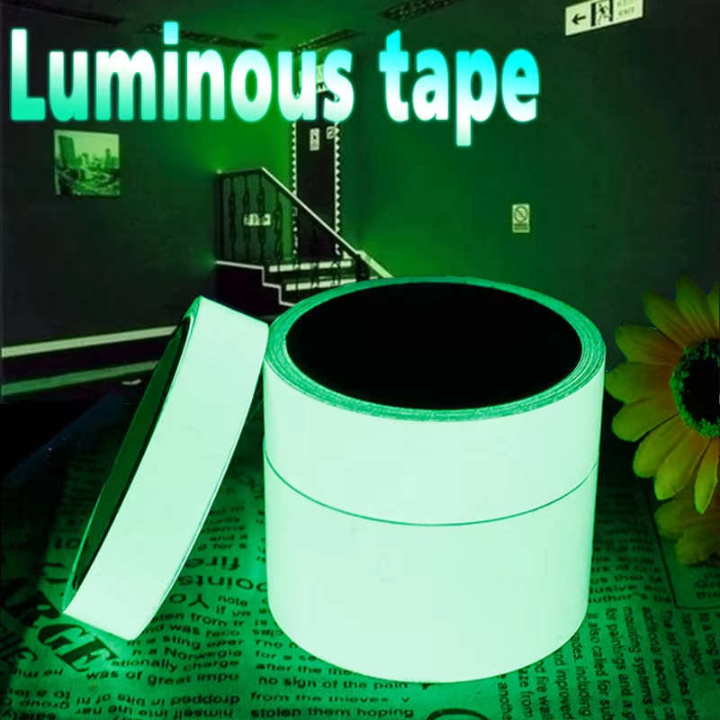 3M Luminous Tape Stair Fire Warning Stickers Stage Green Fluorescent ...