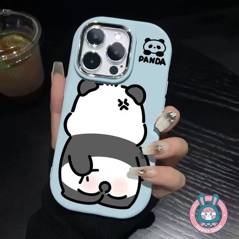 Funny Cute Panda Candy Color Soft Phone Case For Redmi K80 K70 Pro K70E K60E K60 K50 Ultra K40 ...