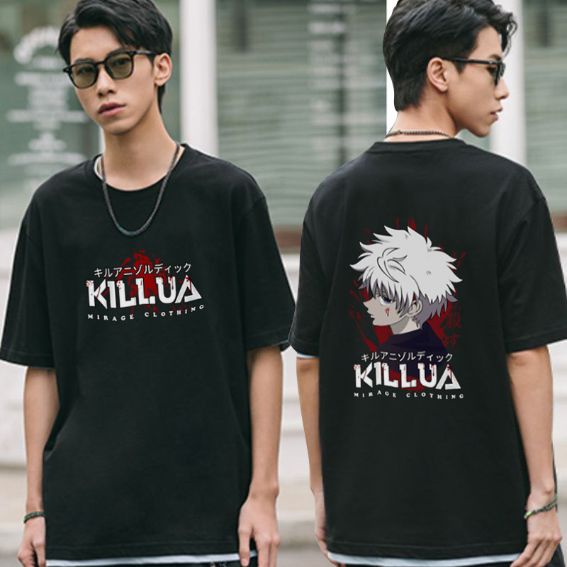 Hunter X Hunter Killua Zoldyck Cotton Clothing Anime Shirt | Shopee ...