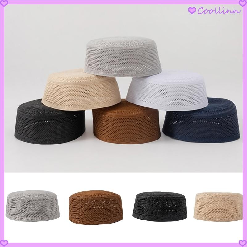Coollinn Islamic Caps Round Jewish Hats Indian Cotton Turban Skull Hat ...