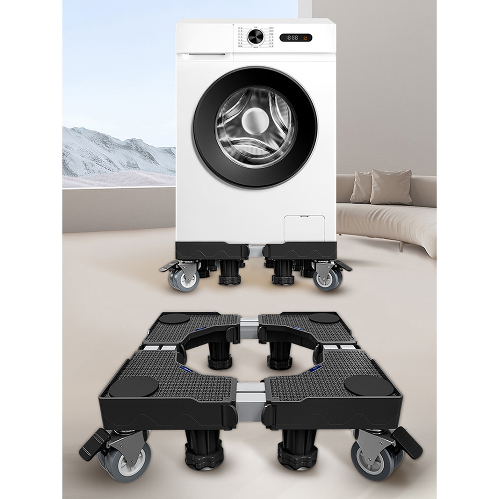 Washing Machine Base Mobile Universal Swivel Wheel Storage Stand Roller ...
