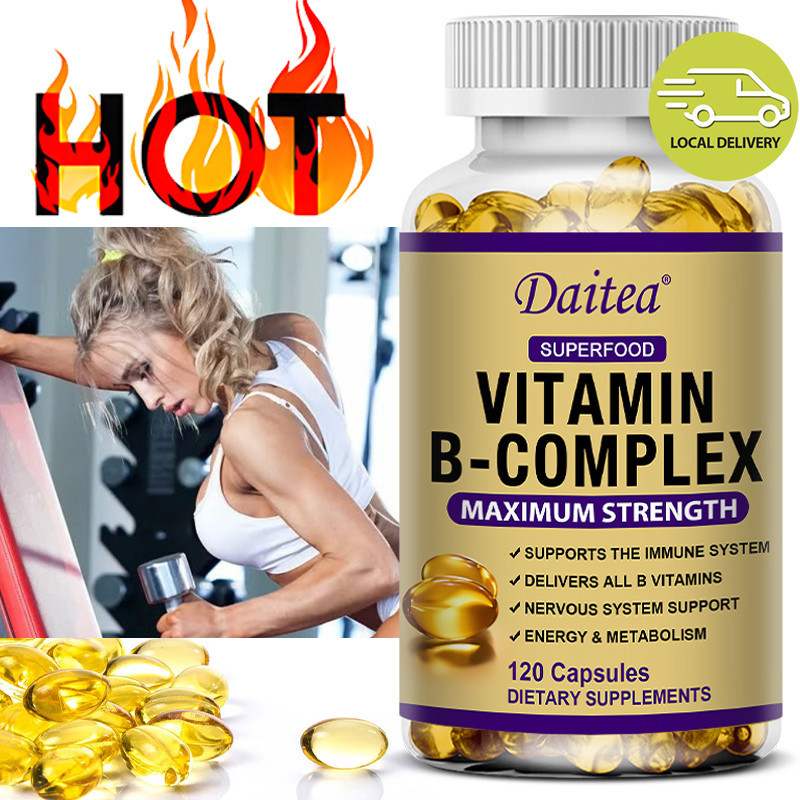 Daitea Vitamin B Complex Supplement - Enhances Immune Health and Boosts ...