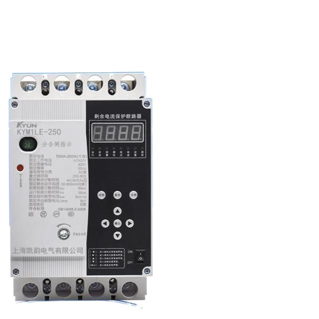 Intelligent reclosing leakage circuit breaker Three-phase automatic protector Phase loss ...