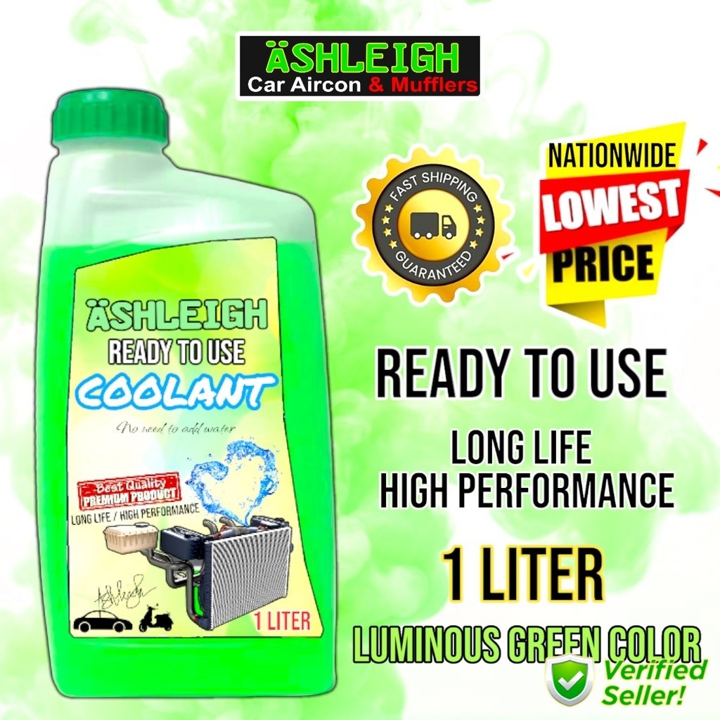 Coolant Ready To Use GREEN 1Liter Car radiator supply long life ...