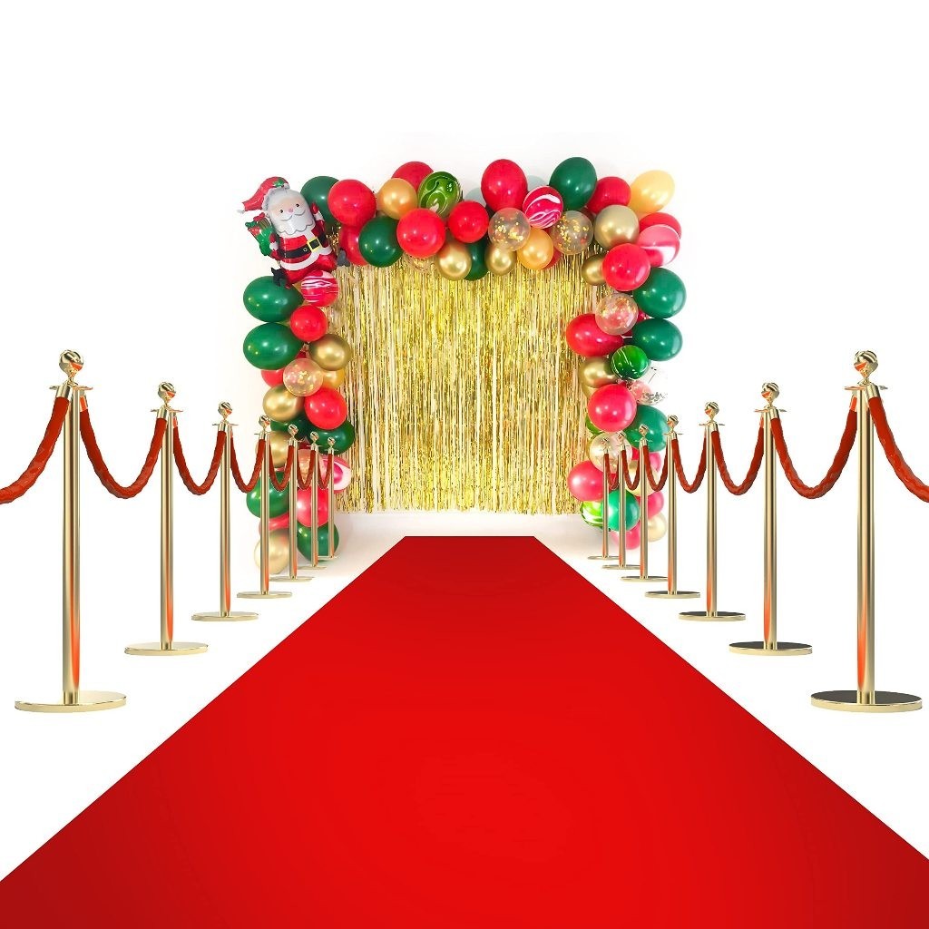 15m*1m Red Carpet Vinyl , Red Mat Aisle Red Carpet For Birthday Party ...