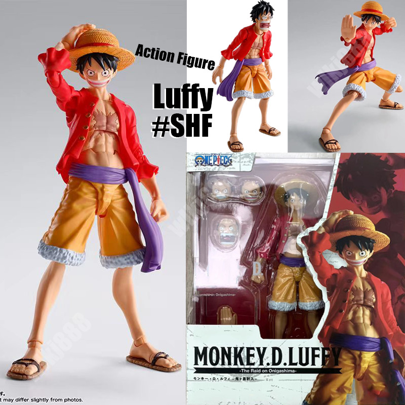 S.H.Figuarts ONE PIECE Action Figure Luffy -The Raid on Onigashima ...