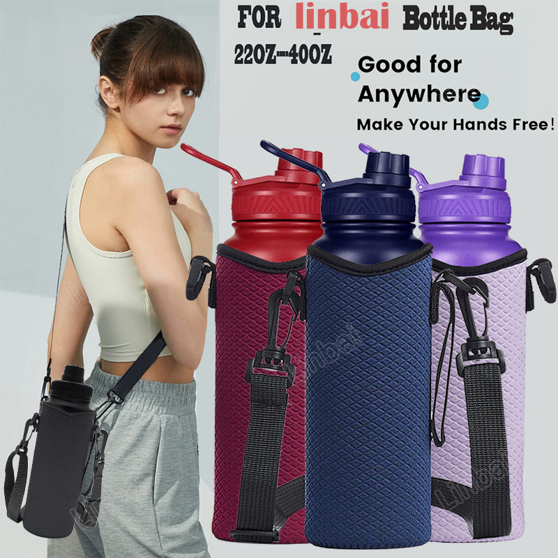 Linbai Flask Holder Bag for Water Bottle Portable Carrier Bag ...