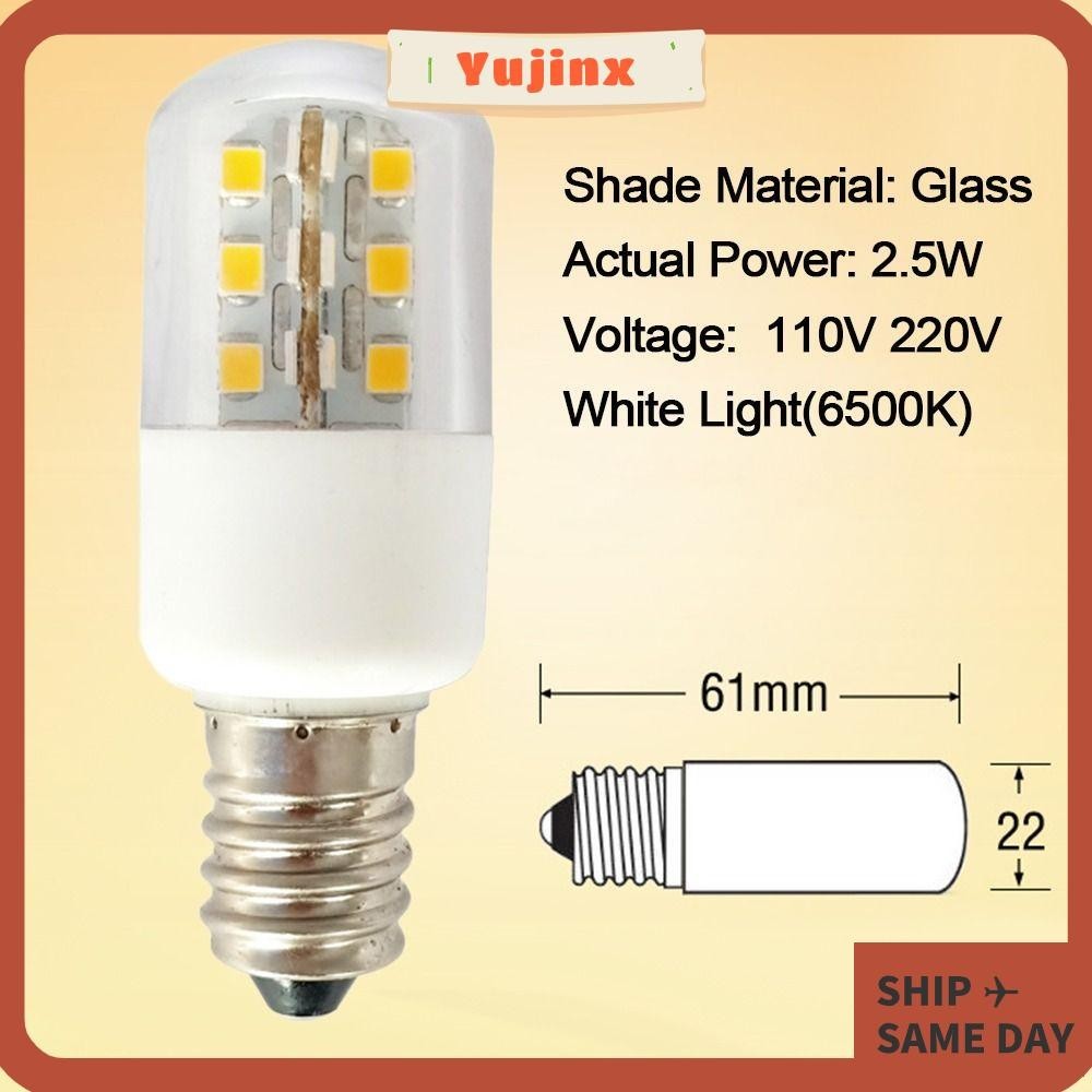 YUJINX Fridge Bulb Bright E12 E14 Connector T22 2.5W 110V 220V LED Lamp ...