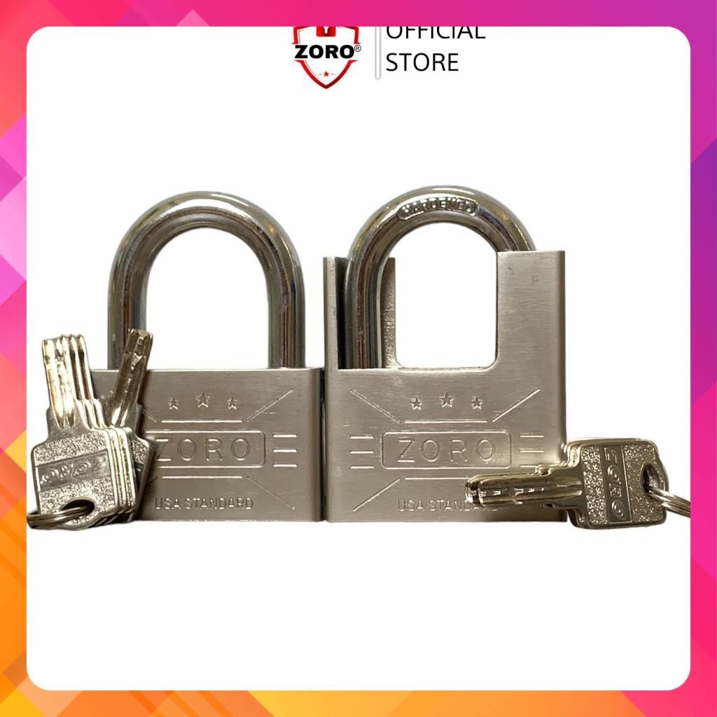 Zoro 7 lock with large spoon keys - keyless push lock with durable, cut ...