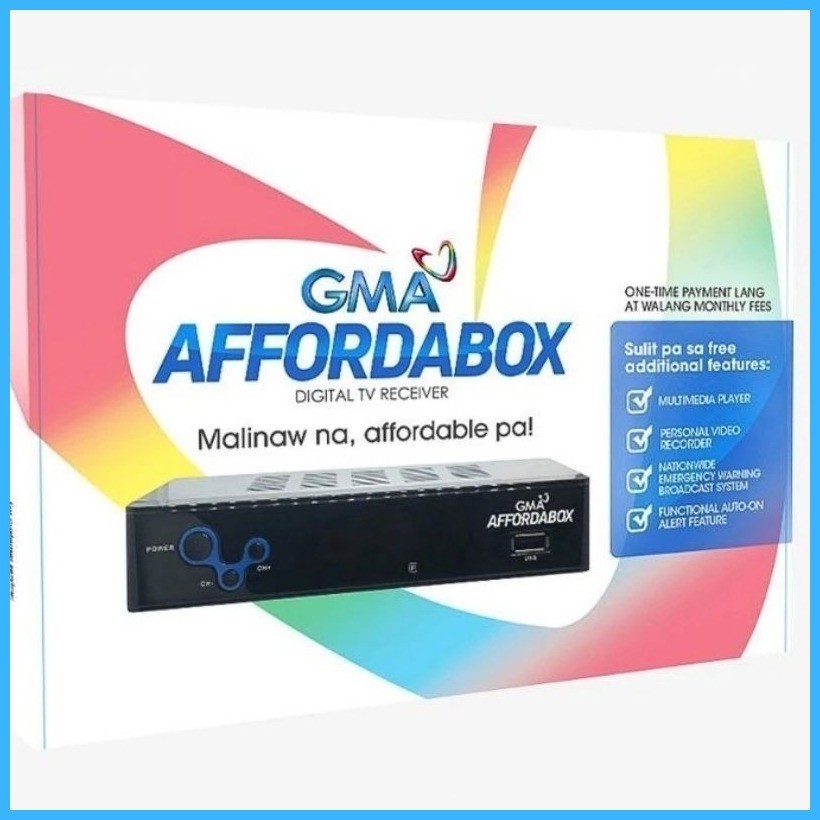∇ GMA AFFORDABOX WITH FREE 2024 CALENDAR PLUS HDMI CABLE | Shopee ...