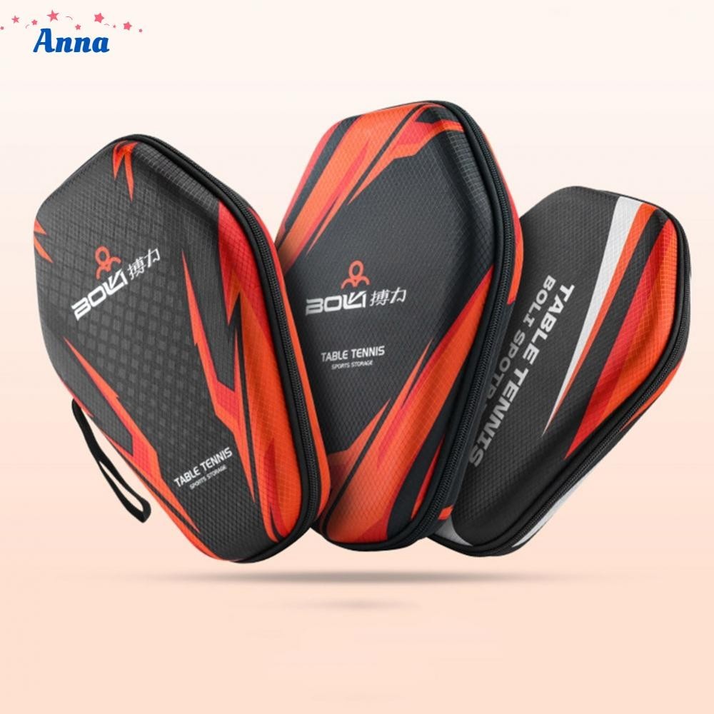 【Anna】Table Tennis Racket Bag EVA Hard Shell Table Tennis Paddle Box ...