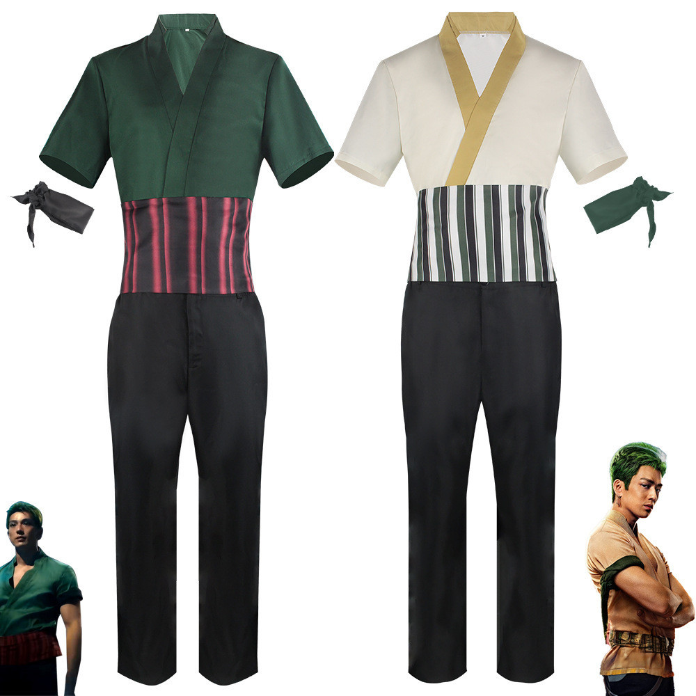 2024 Live-Action Movie One Piece Zoro cos Suit Live-Action Full Set ...