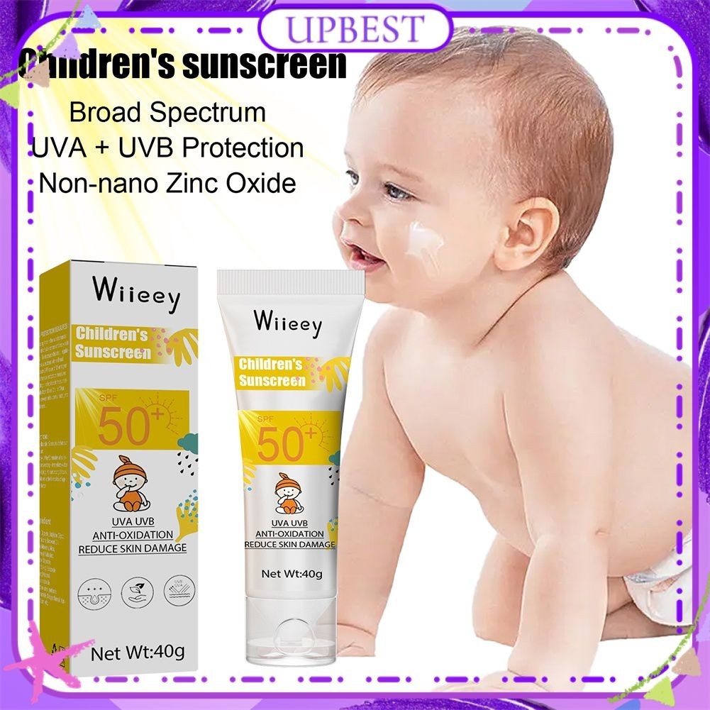 Wiieey Children Sunscreen Cream Uv Resistance Prevent Sunburn Lotion ...