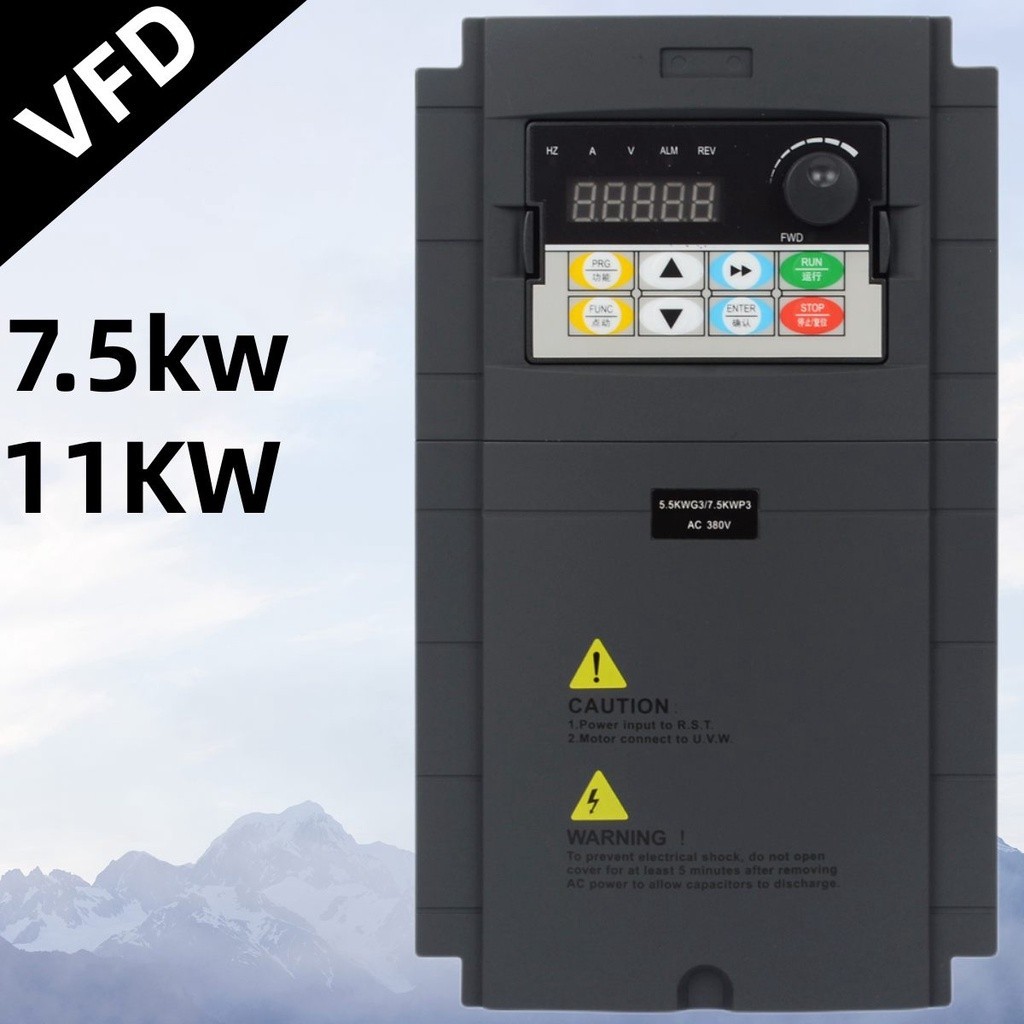 VFD 7.5KW 11KW 3000Hz High-performance vector type frequency converter ...