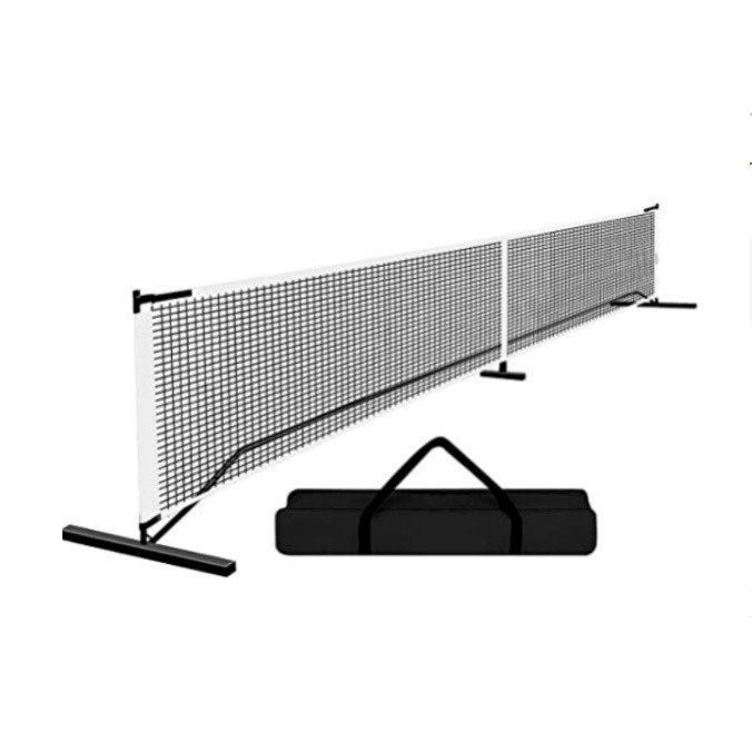 Portable 22 FT Pickleball Net Set with Carrying Bag, Steel Frame ...