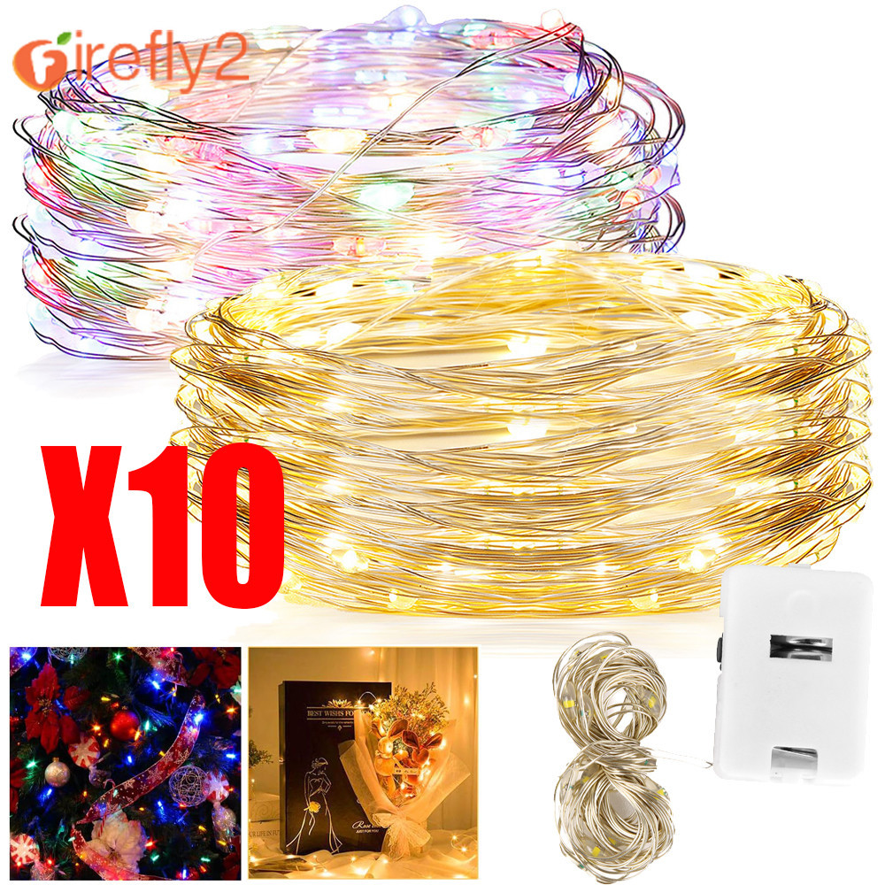 Multi-Colored Fairy Lights - Battery Operated LED Mini String Lights ...