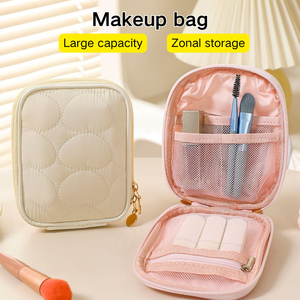 Cute Cosmetic Bag Makeup Pouch Lipstick Bag Portable Make Up Storage Bag | Shopee Philippines