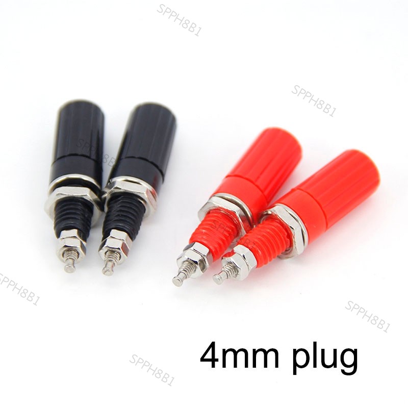 4mm Banana Socket Binding Post Nut Terminal Connector Plug panel Jack ...