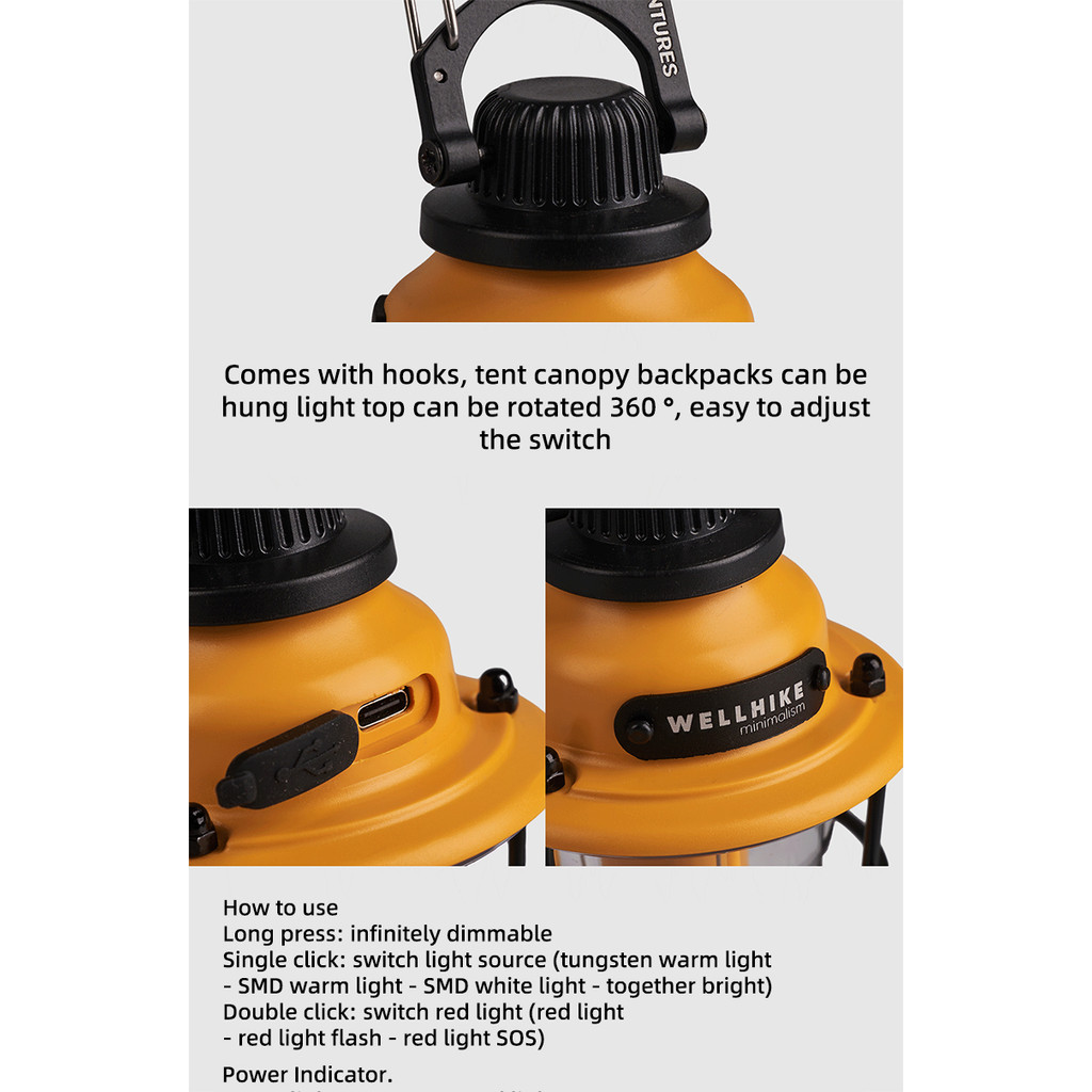 WELLHIKE Outdoor Lock Loose Fruit Lamp Ultra -Long Closer -End Photos ...