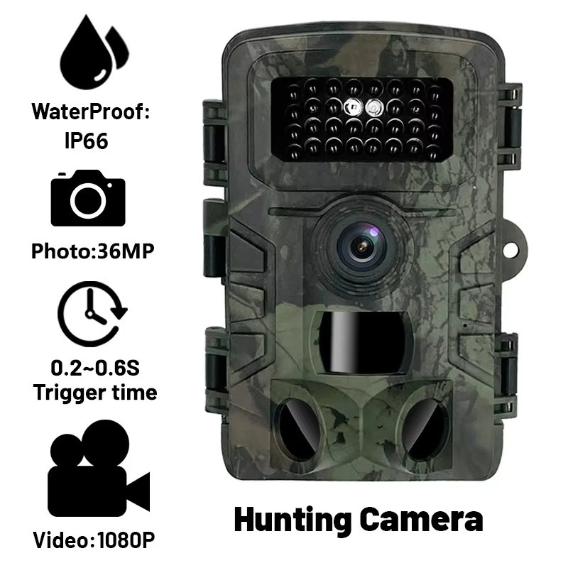 Trail Camera with Night Vision 36MP 1080P HD IP66 Waterproof for ...