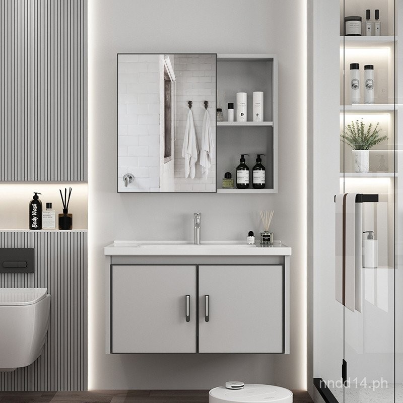 Wholesale Bathroom Wash Basin Cabinet Set Space Aluminum Small ...