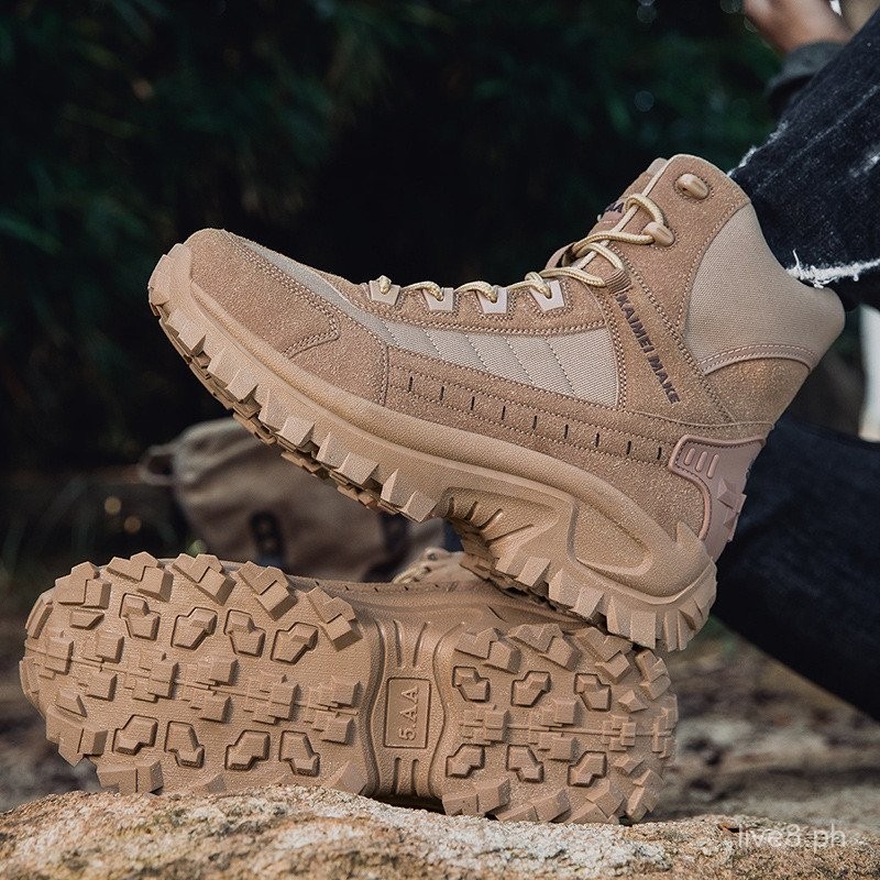 Spot Goods plus Size High-top Military Boots Combat boots Large Size ...