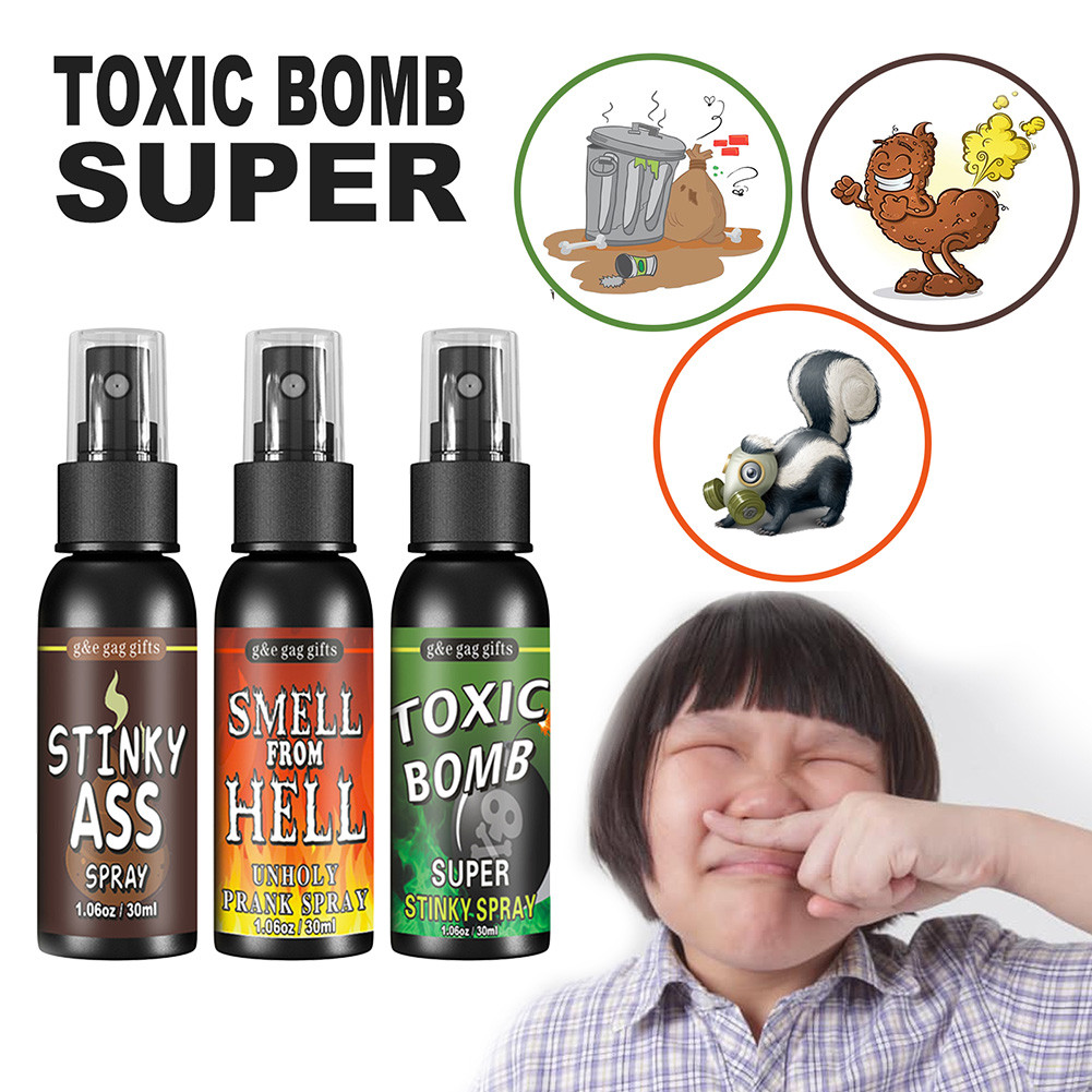 Halloween 30ml Ultra Realistic Fart Spray - Prank Prank Comedy Gag Gift ...
