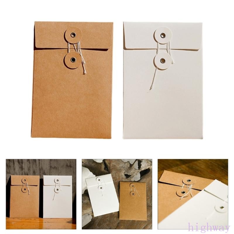 hi 20 Pack 6 7x4 5 Inch Brown Envelope Card Envelopes Paper Envelopes ...