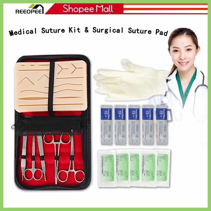 Reeopee)W;Suture!le[Kit,kb[Surgical,R[Suture+g@Practice,p[Pad,V[Suture ...