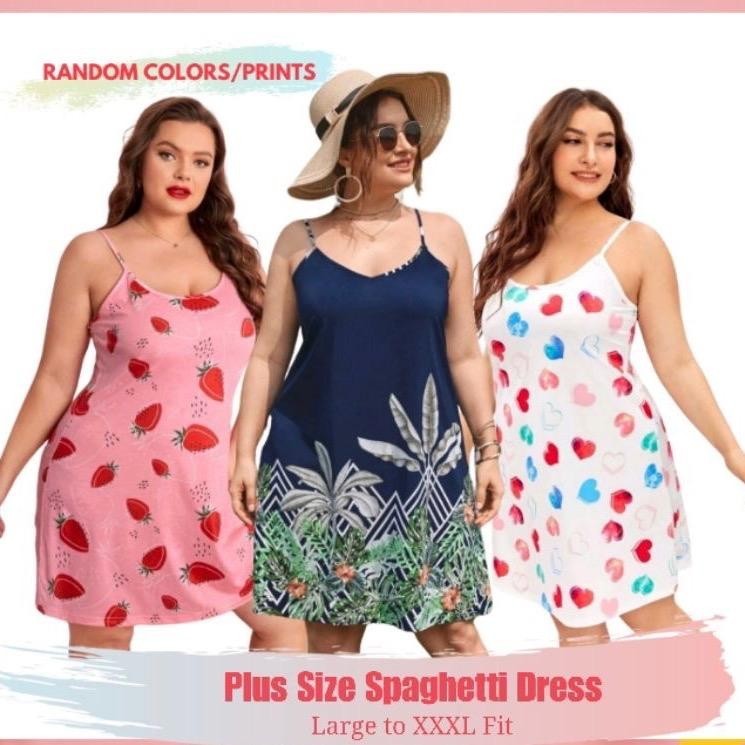 Divi 3xl Plus Size Dress Pambahay Pantulog Women Betchay Shopee