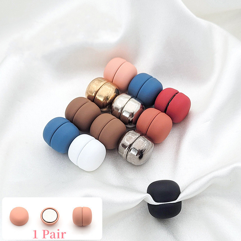 [Yunyuan]New Color Silk Scarf Strong Magnet Buckle Scarf Shawl Fixed ...