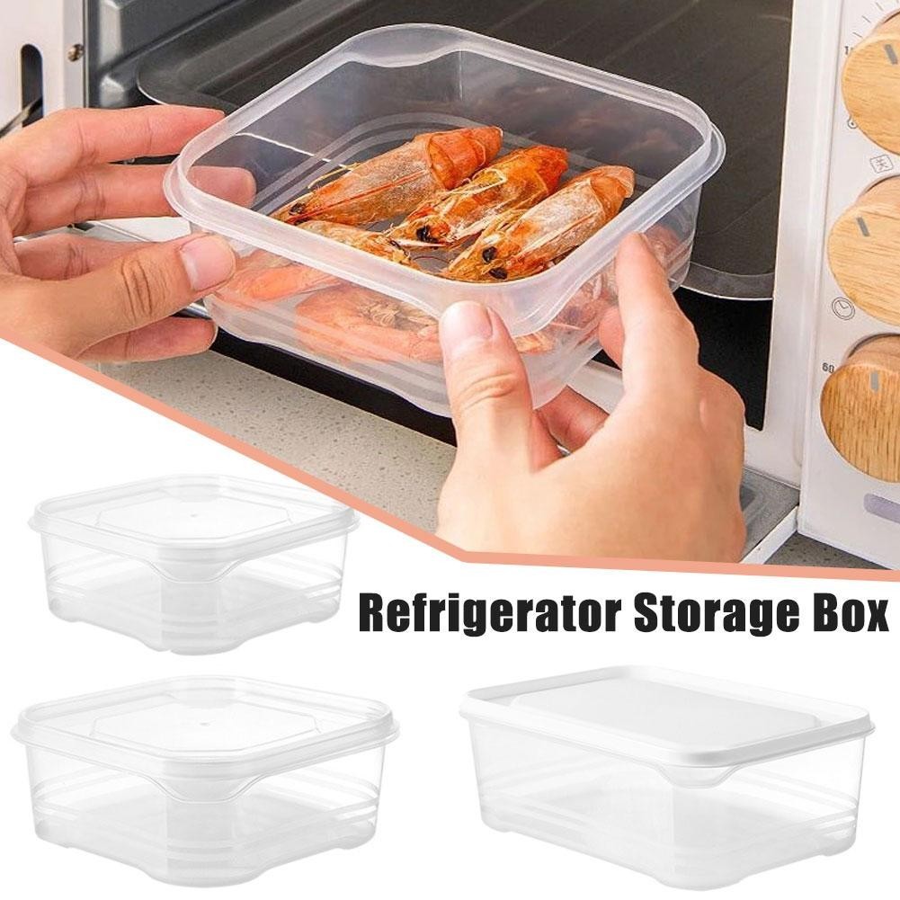 Food Storage Trays Rectangle With Plastic Cover Food Storage Box ...