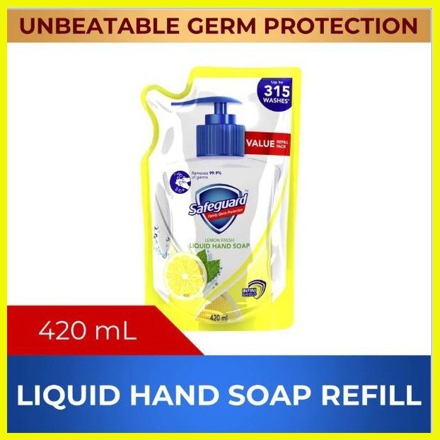♞safeguard Liquid Hand Soap White Or Lemon Refill Shopee Philippines