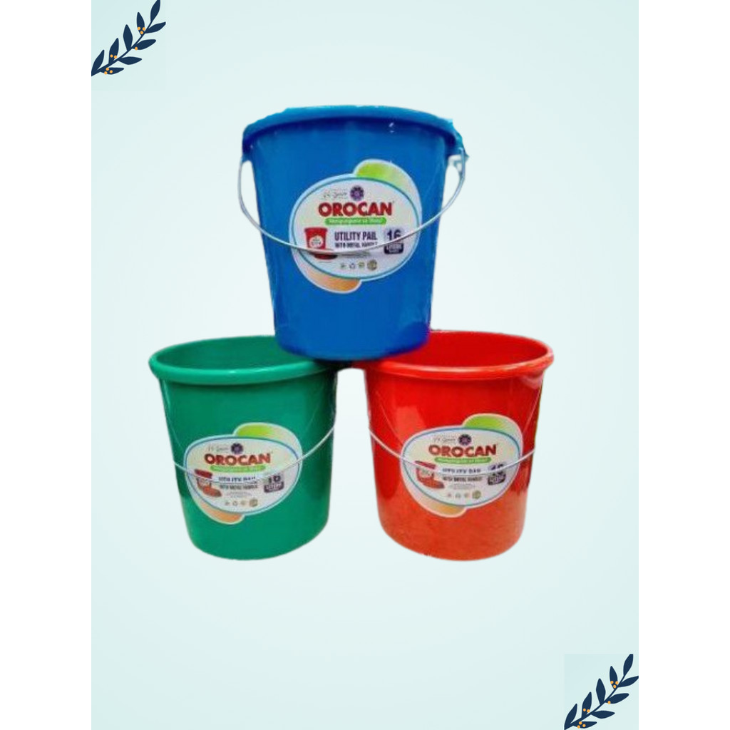 It’s Shop Time! Industrial Colored Plastic Bucket Pail TIMBA Durable ...