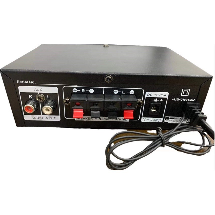 ♞FT Star Wireless Digital Stereo Amplifier DC 12V Input (D05) with FM ...