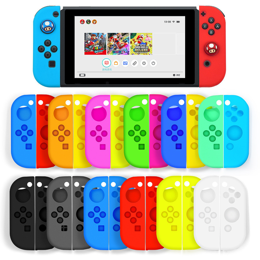 Joy-Con Silicone Cover for Nintendo Switch/ OLED Colorful Game Theme ...