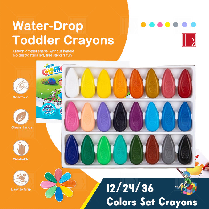 Children's Coloring Set Crayons Washable Erasable Resistant Waterproof ...
